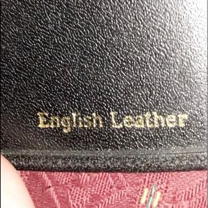 English Leather | Bags | Brand New Genuine English Leather Trifold ...